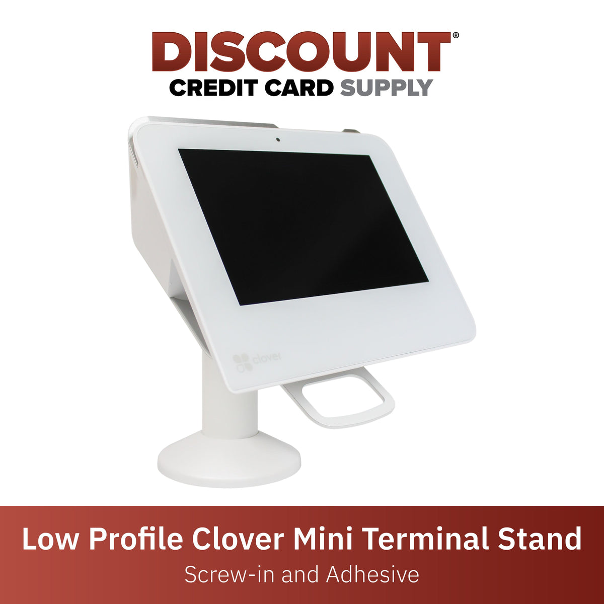 Clover Mini/Clover Mini 3 Low Swivel and Tilt Stand (White)