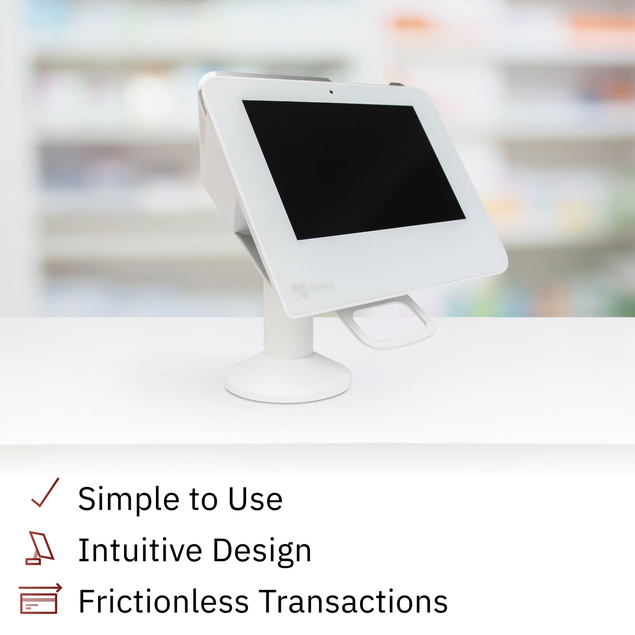 Clover Mini/Clover Mini 3 Low Swivel and Tilt Stand (White)