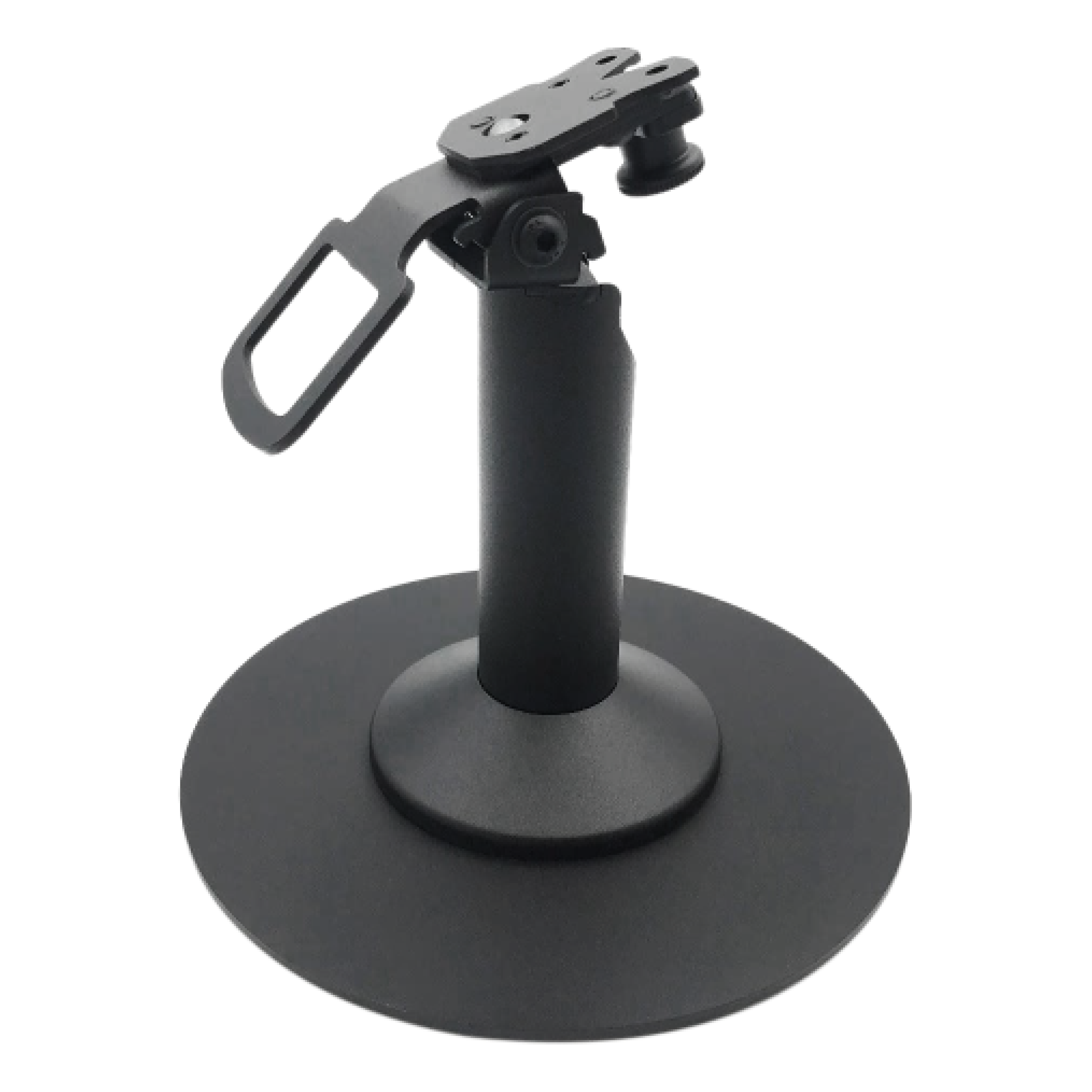Ingenico Desk 1600 Freestanding Swivel and Tilt Metal Stand with Round