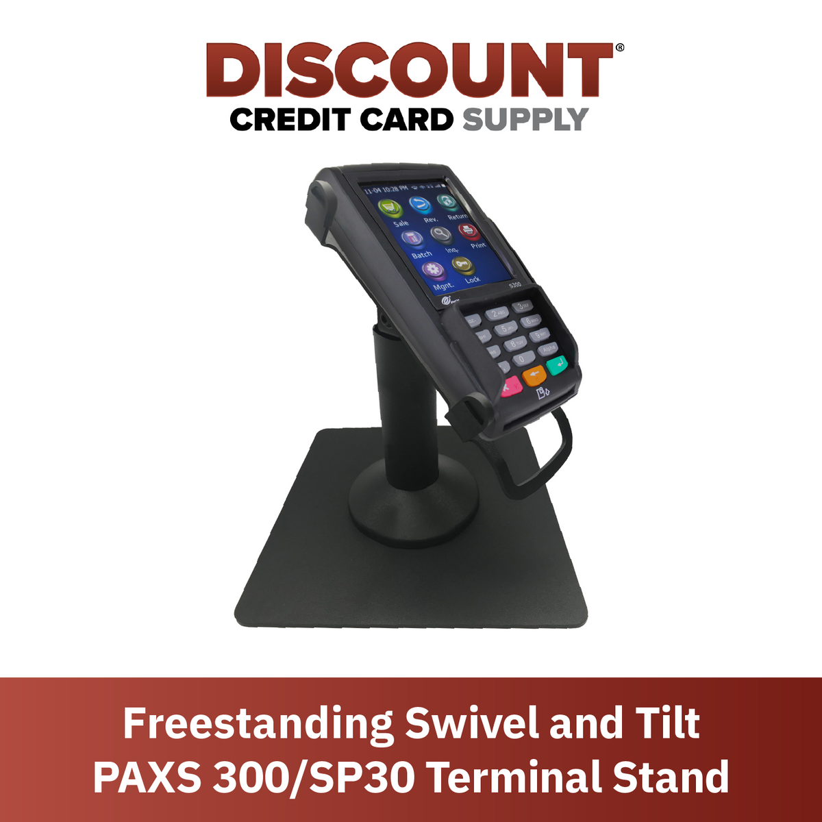 PAX S300 / PAX SP30 Freestanding Swivel and Tilt Stand