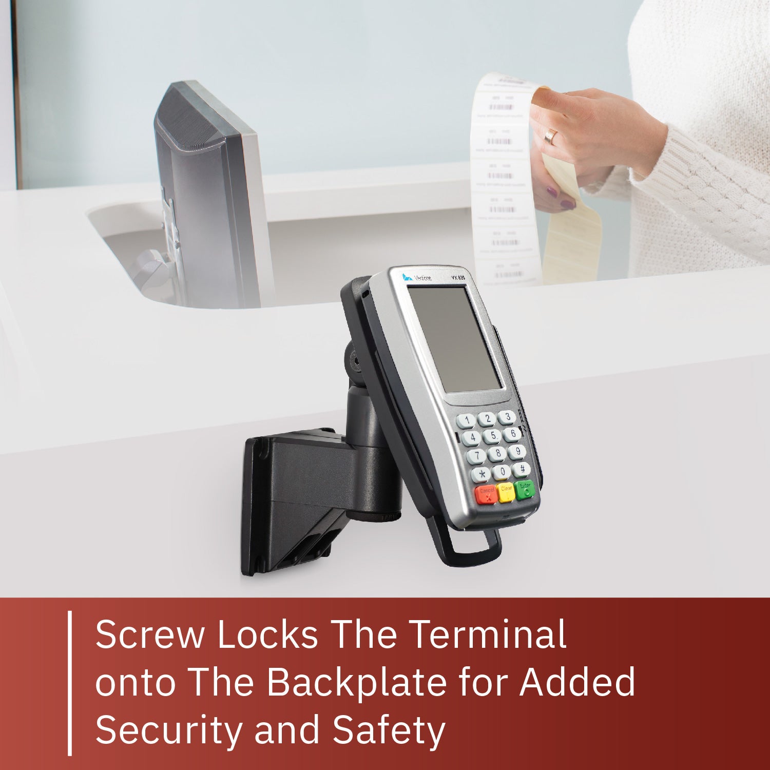 Verifone Vx820 Wall Mount Terminal Stand