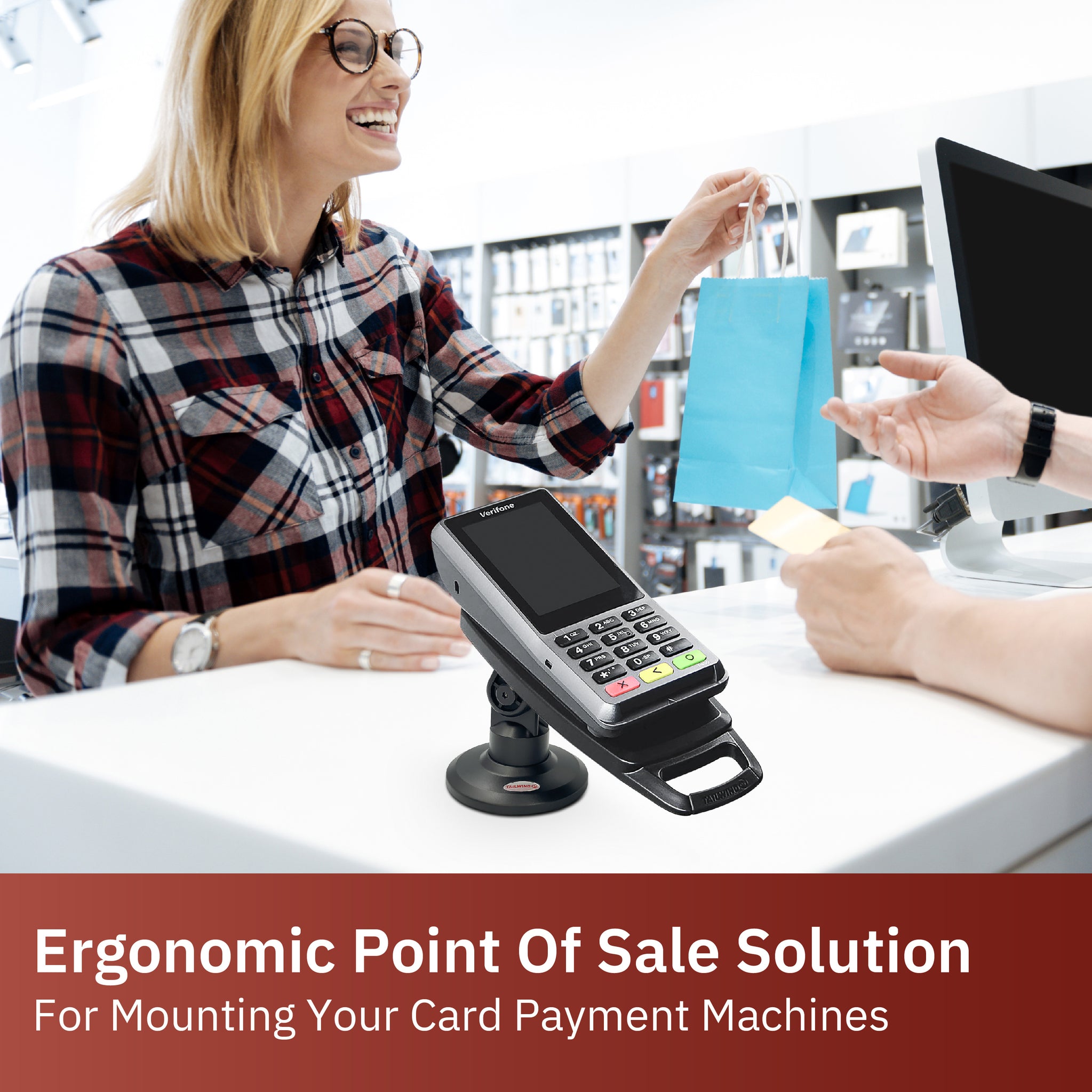 Verifone P200/P400 Mount Stand | Discount Credit Card Supply