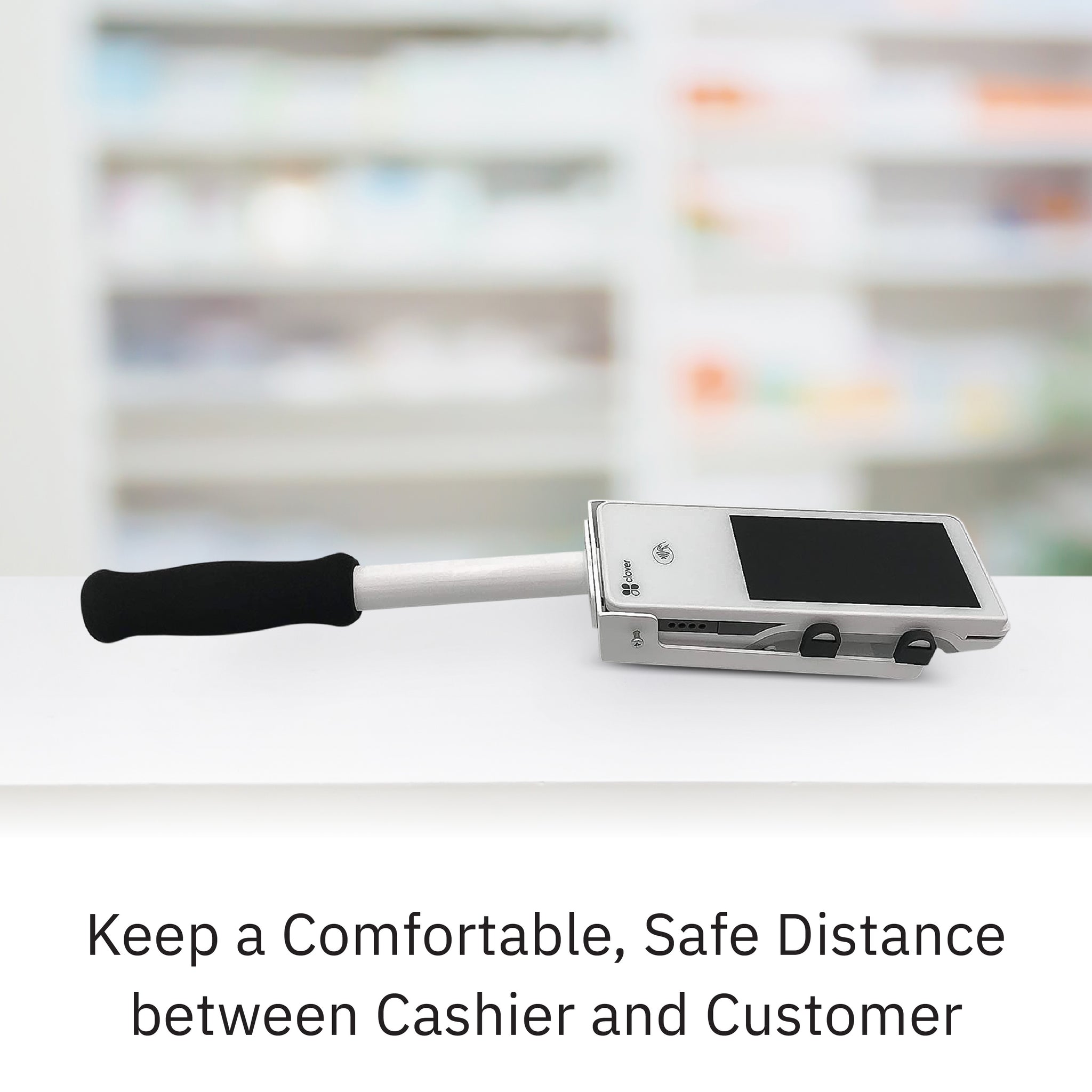 Clover Flex Drive-Thru Handheld Bracket/Mount for C401U POS