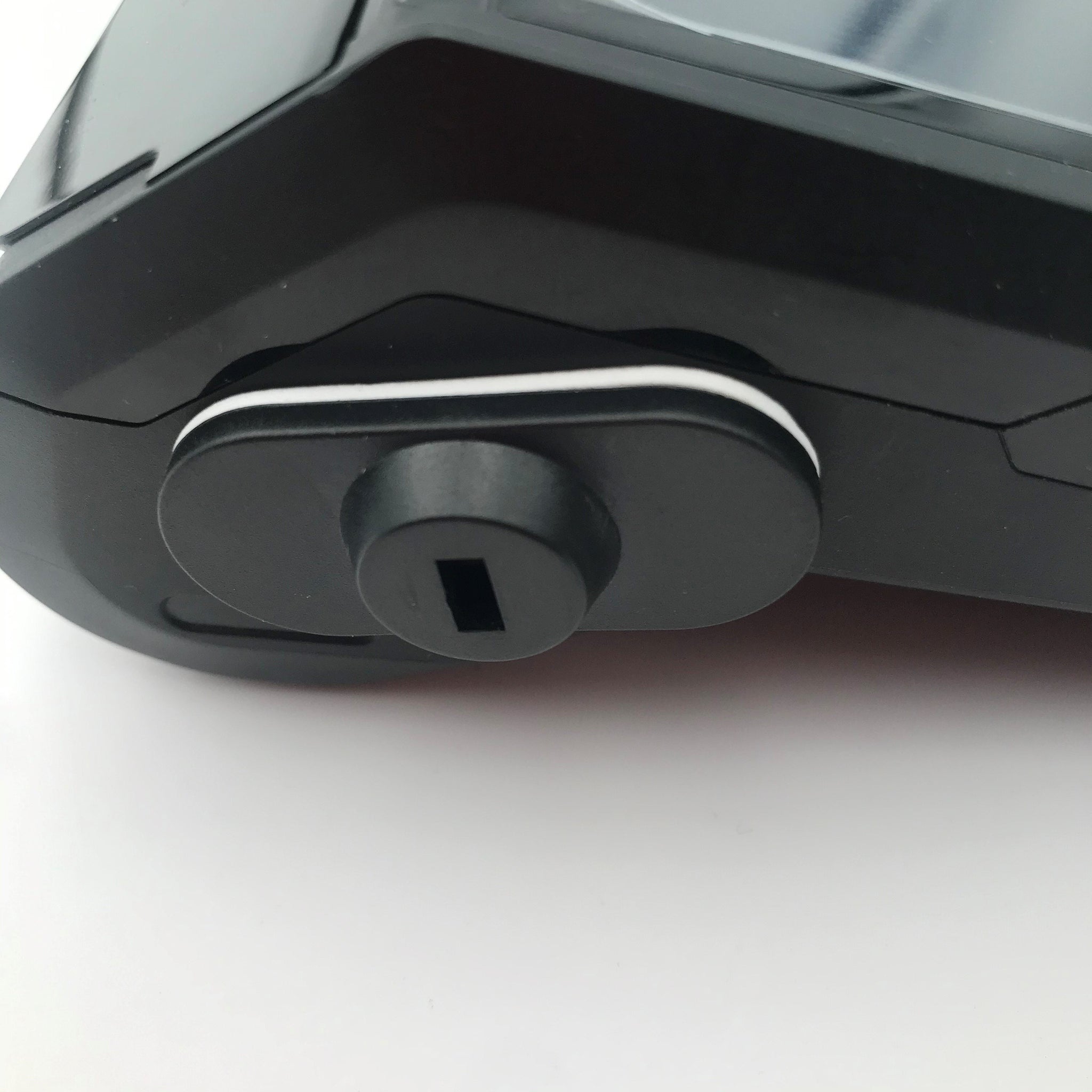 Device to Stand Security Tether Lock , Two Keys 8" (Black)